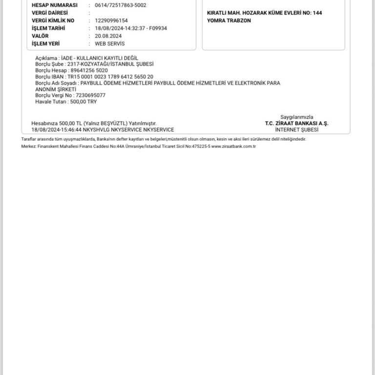 PayPay Mefete Şikayetleri - Şikayetvar