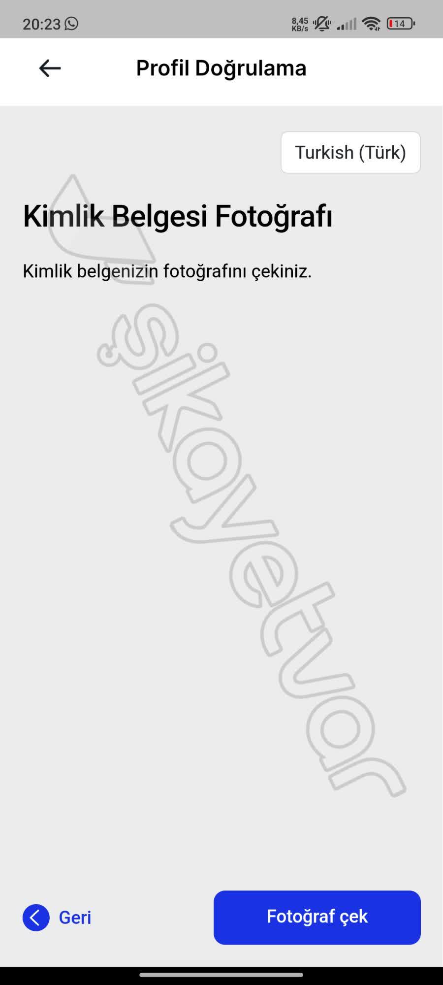 Turan App Turan Uygulaması Hesabımı Mavi Karta Yükseltemiyorum - Şikayetvar