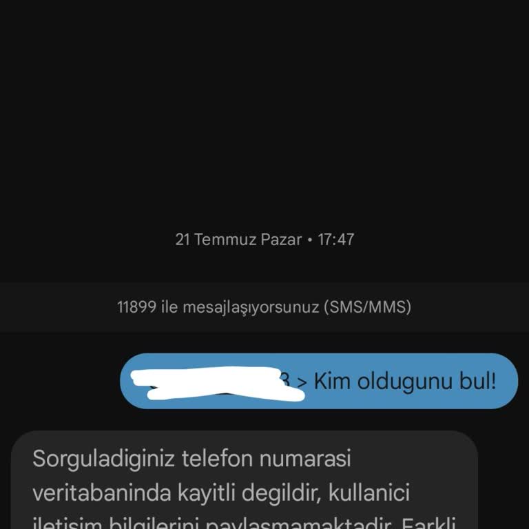 11899 Numara Sorgulama Hizmetinde Bilgi Eksikliği Ve Ücretlendirme ...