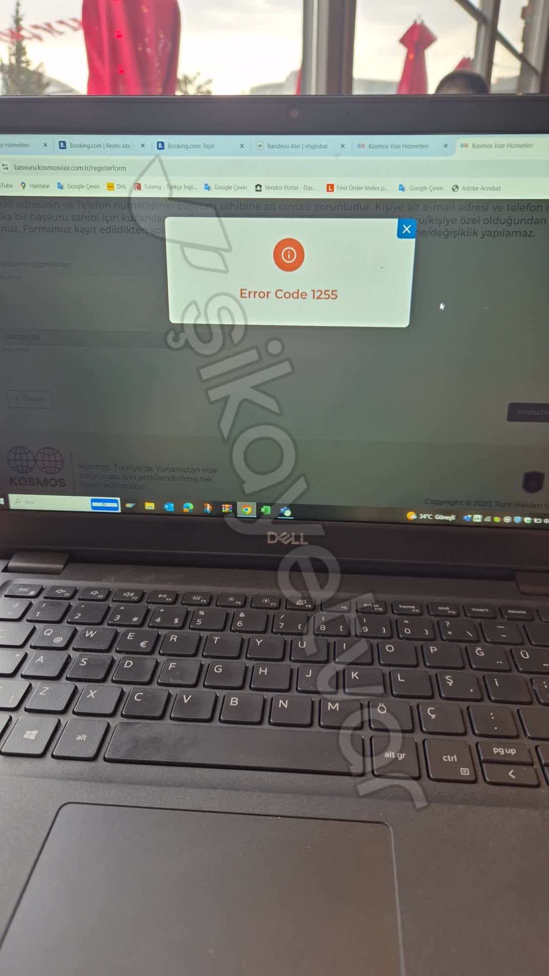 Kosmos Vize Hizmetleri Error Code 1255 - Şikayetvar