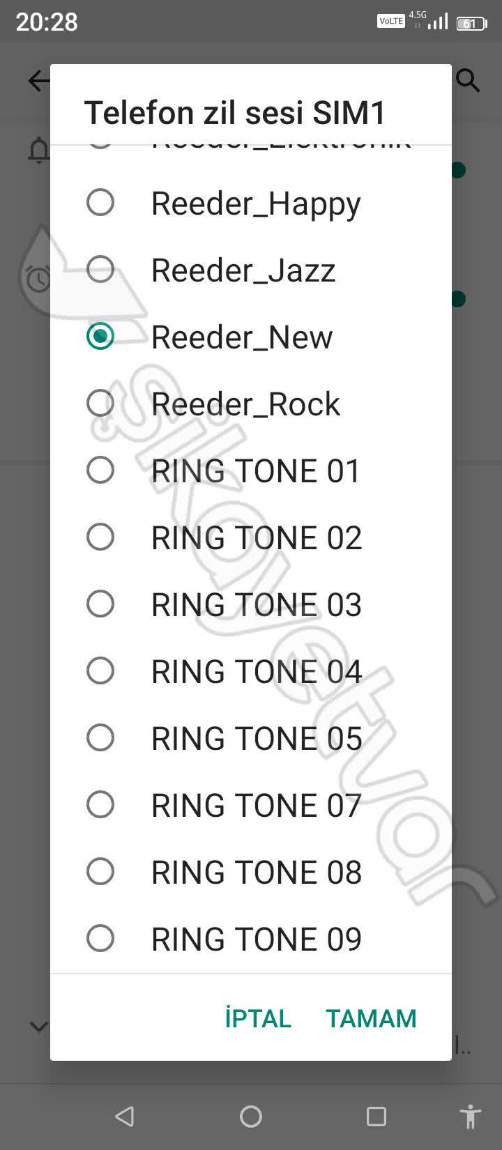 Reeder Zil Sesi Otomatik Değişiyor - Şikayetvar