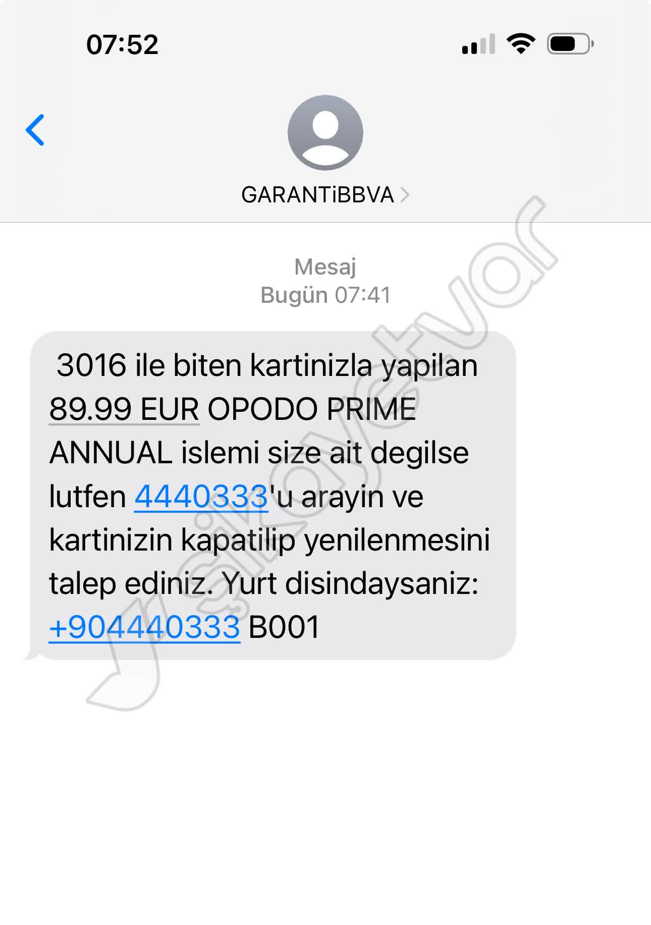 Opodo Prime Bilgim Dışında Para Çekti - Şikayetvar