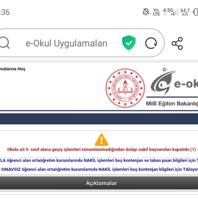 Milli Eğitim Bakanlığı 9.sınıf Nakil İşlemleri Şikayetleri - Şikayetvar