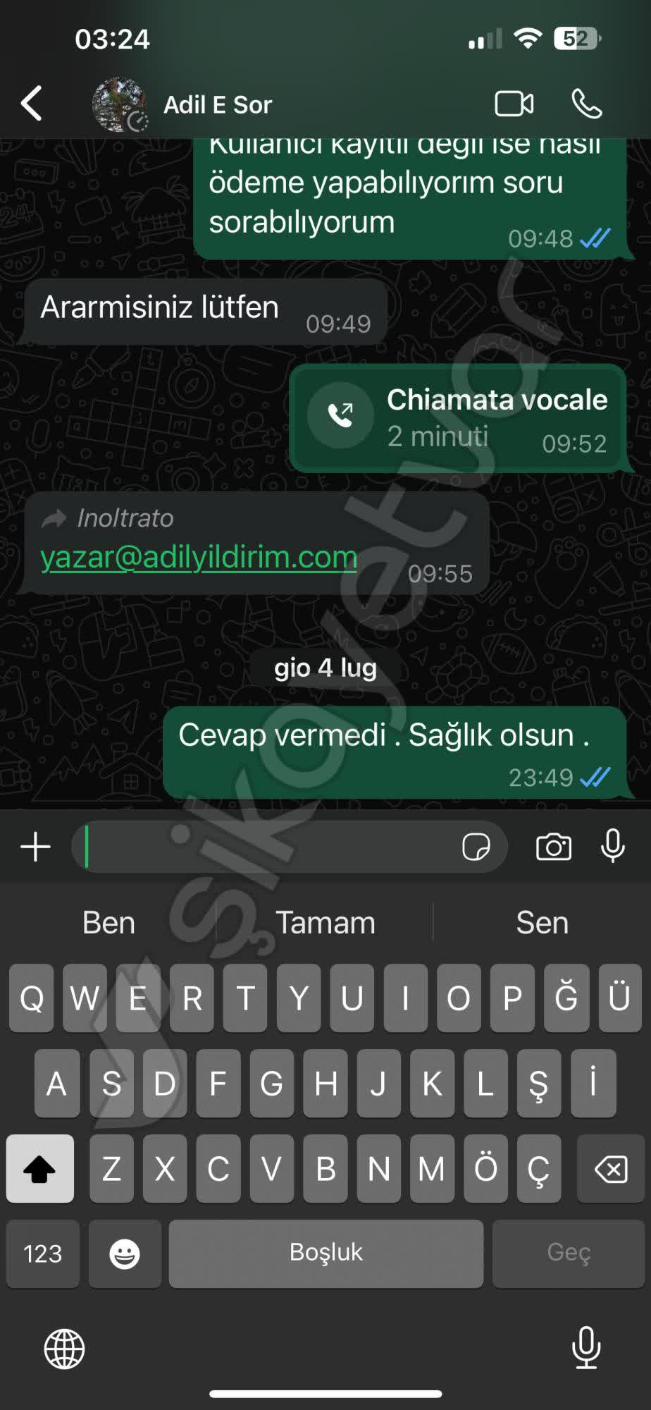 Adil'e Sor Ödeme Yapıldı Ancak Cevap Gelmedi - Şikayetvar