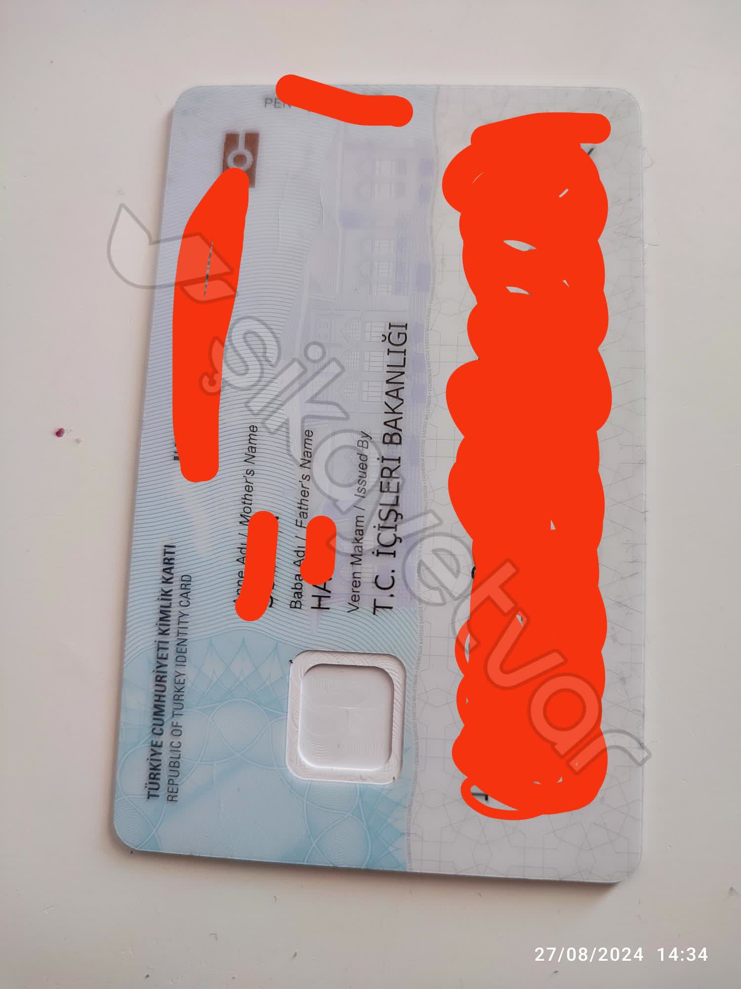 Nüfus ve Vatandaşlık İşleri Yeni Kimlik Kartı Çipi Düşmüş. - Şikayetvar