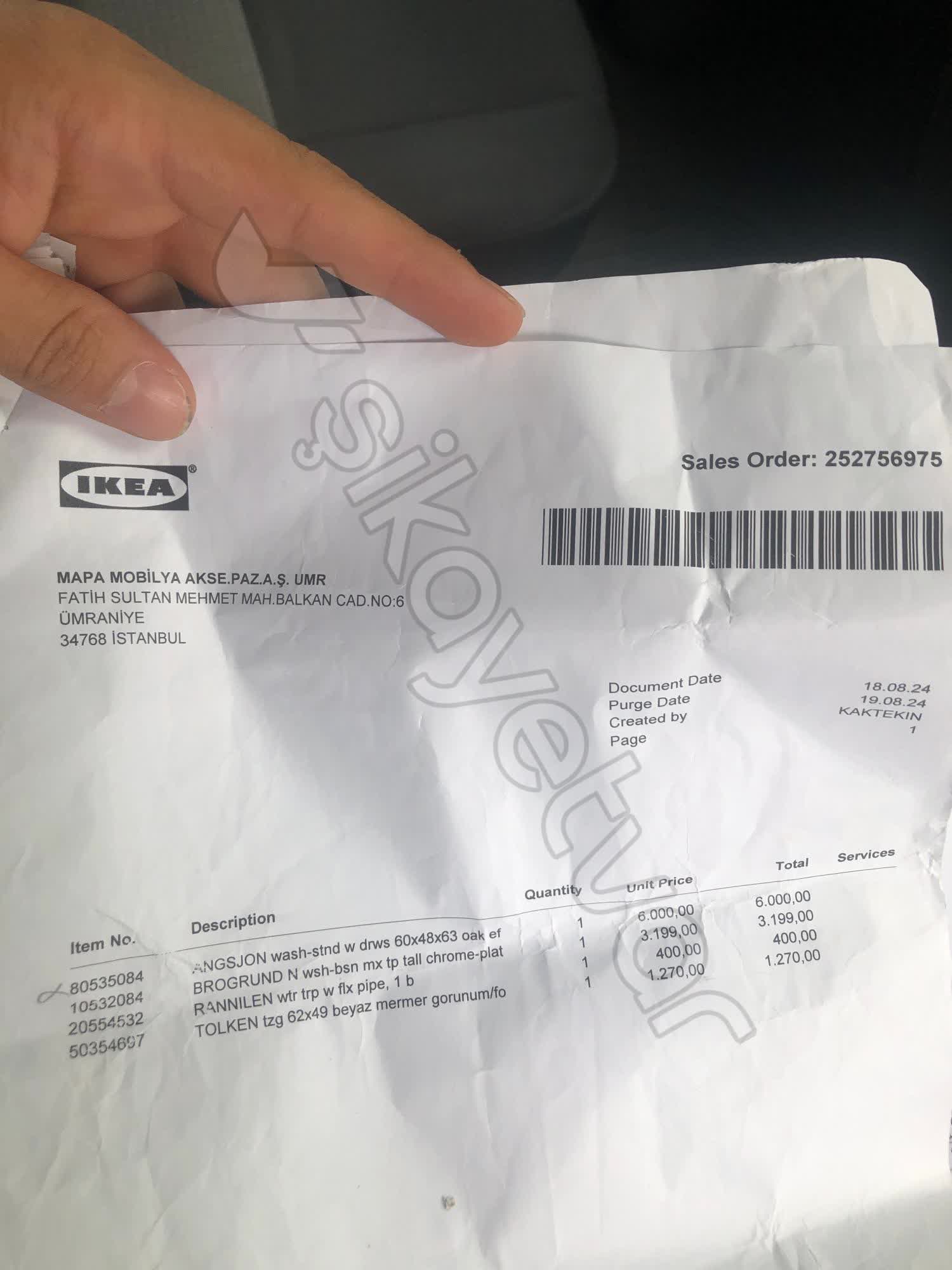 IKEA Ve Mapa Mobilya Pişmanlık - Şikayetvar