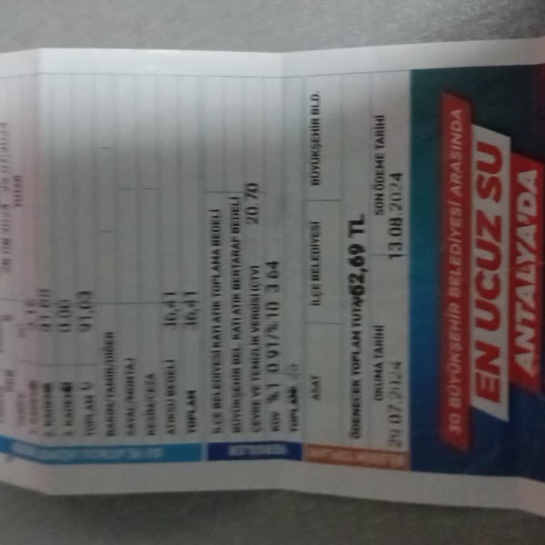 Antalya Büyükşehir Belediyesi Fahiş Su Faturası Ve Yanlış Okuma Sorunu ...