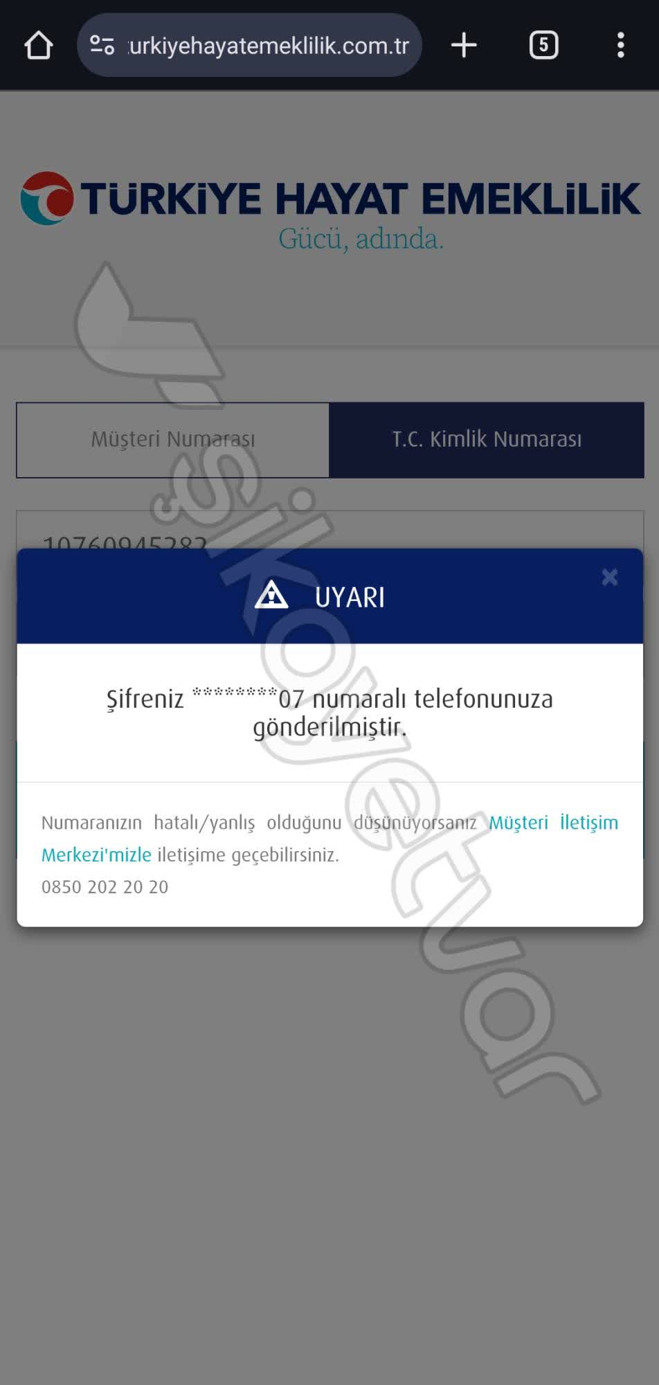 Türkiye Hayat Emeklilik Telefon Numarası Güncelleme - Şikayetvar