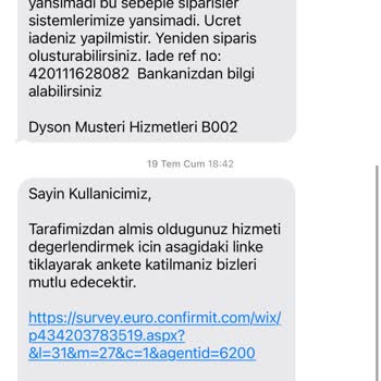 Dyson 10 İndirim Kodu Şikayetleri - Şikayetvar