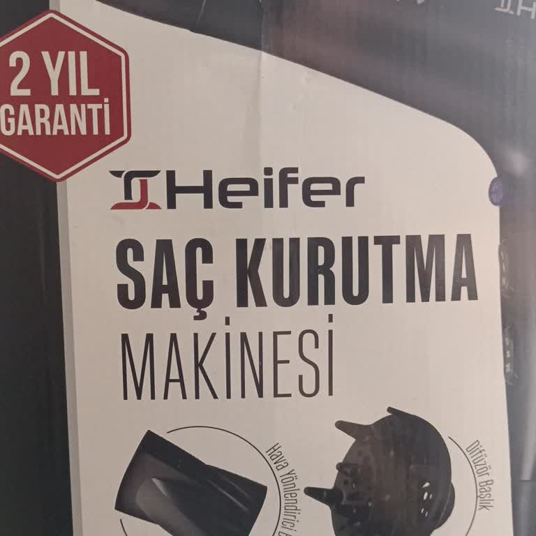 Heifer BİM'den Alınan Saç Kurutma Makinesi Pervanesi Parçalandı ...