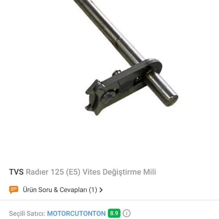 TVS Motor Tws Raider Parça Sorunu - Şikayetvar