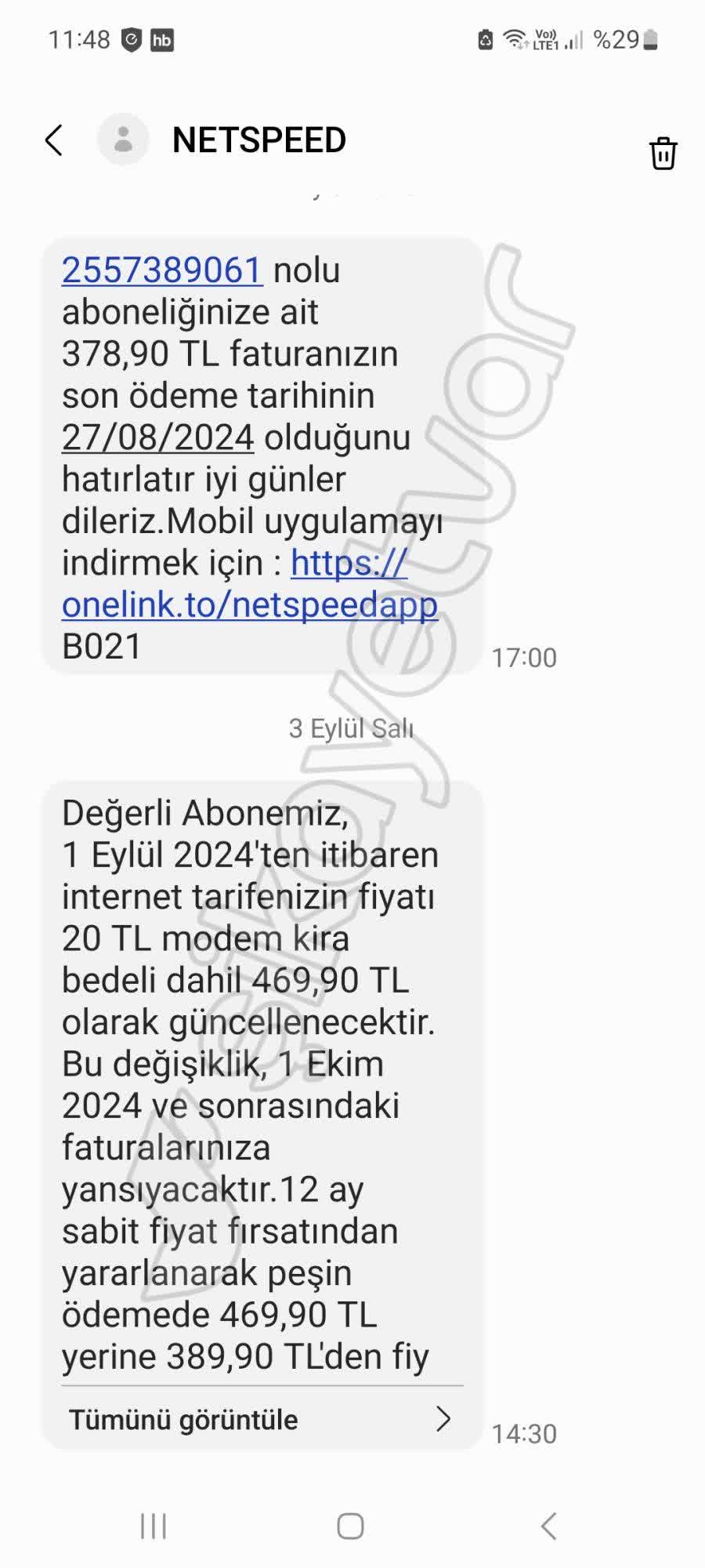 Netspeed 7 Ayda Bir Zam Yapıyor! - Şikayetvar