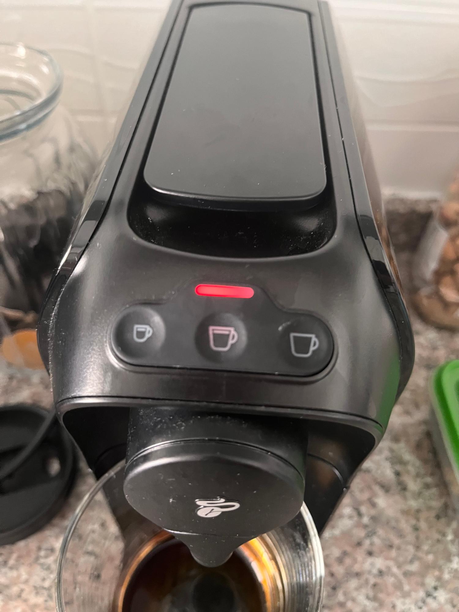 Tchibo Cafissimo Machine Red Light On and Capsule Compartment Locked ...