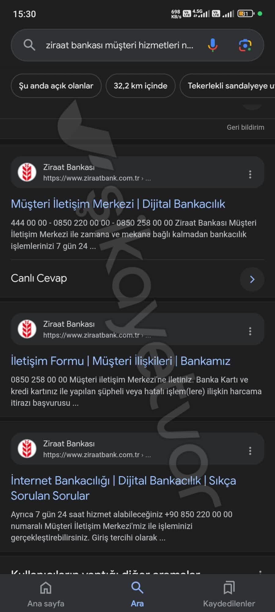 Ziraat Bankası Ziraat Mobilin Yaş Sınırı Kalkmalı - Şikayetvar