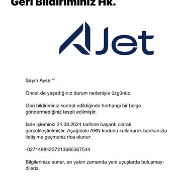 AJet AJet (Anadolu Jet) Online Check-in Yapılmıyor - Şikayetvar