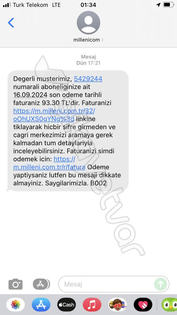 Millenicom Kötü Hizmet Ve Sürekli Reklam Mesajları İle Mağduriyet - Şikayetvar