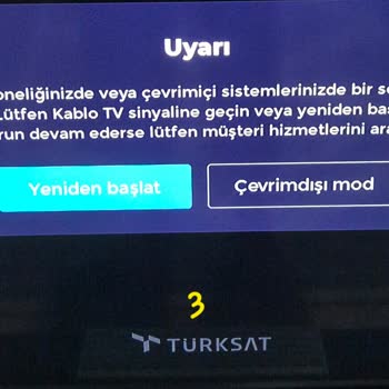 Kablo TV TÜRKSAT Kablo Güncellemeyi Yapmasaydın Keşke - Şikayetvar