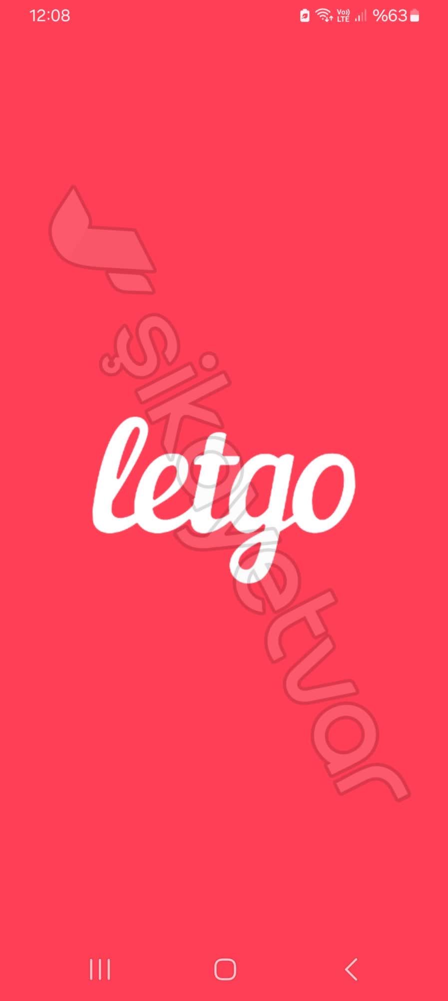 Letgo Kırmızı Ekranda Kalıyor, Açılmıyor. - Şikayetvar