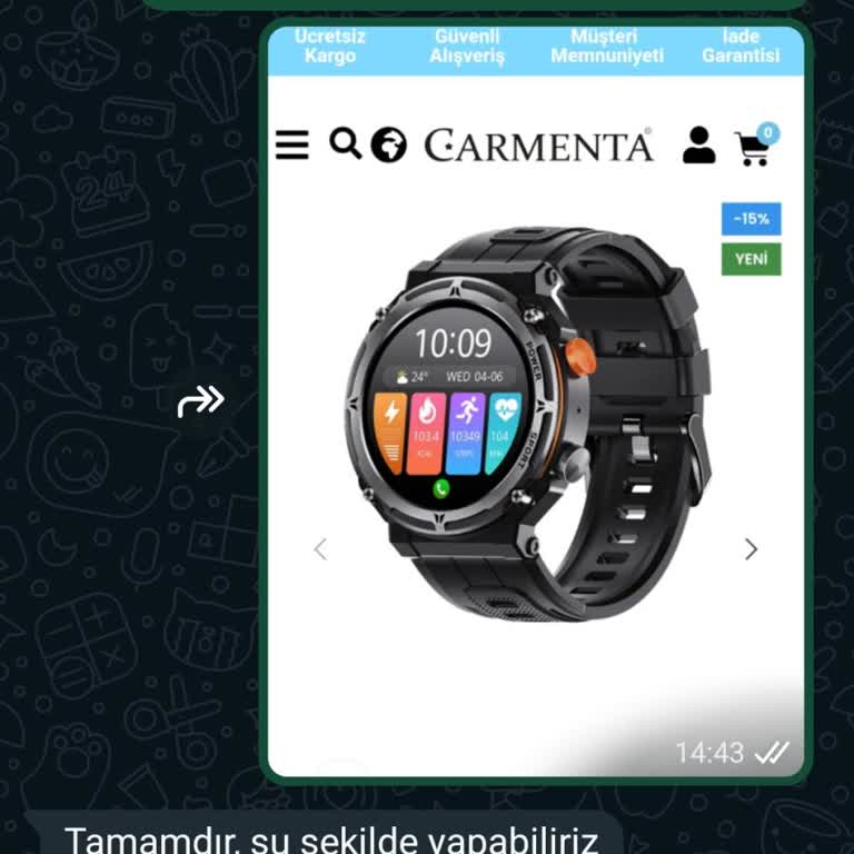 Carmenta Akıllı Saat Pişmanlığı - Şikayetvar