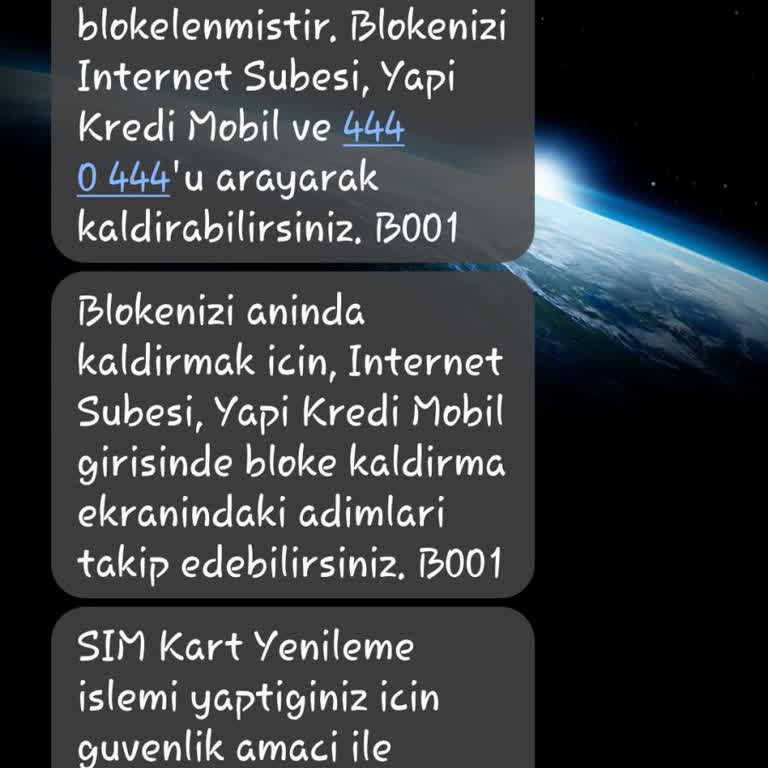 Yapı Kredi Bankası Sim ve Sms Şikayetleri - Şikayetvar