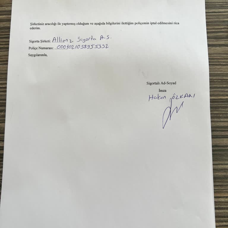 Allianz Sigorta Haksız Sigorta Ücreti Artışı - Şikayetvar