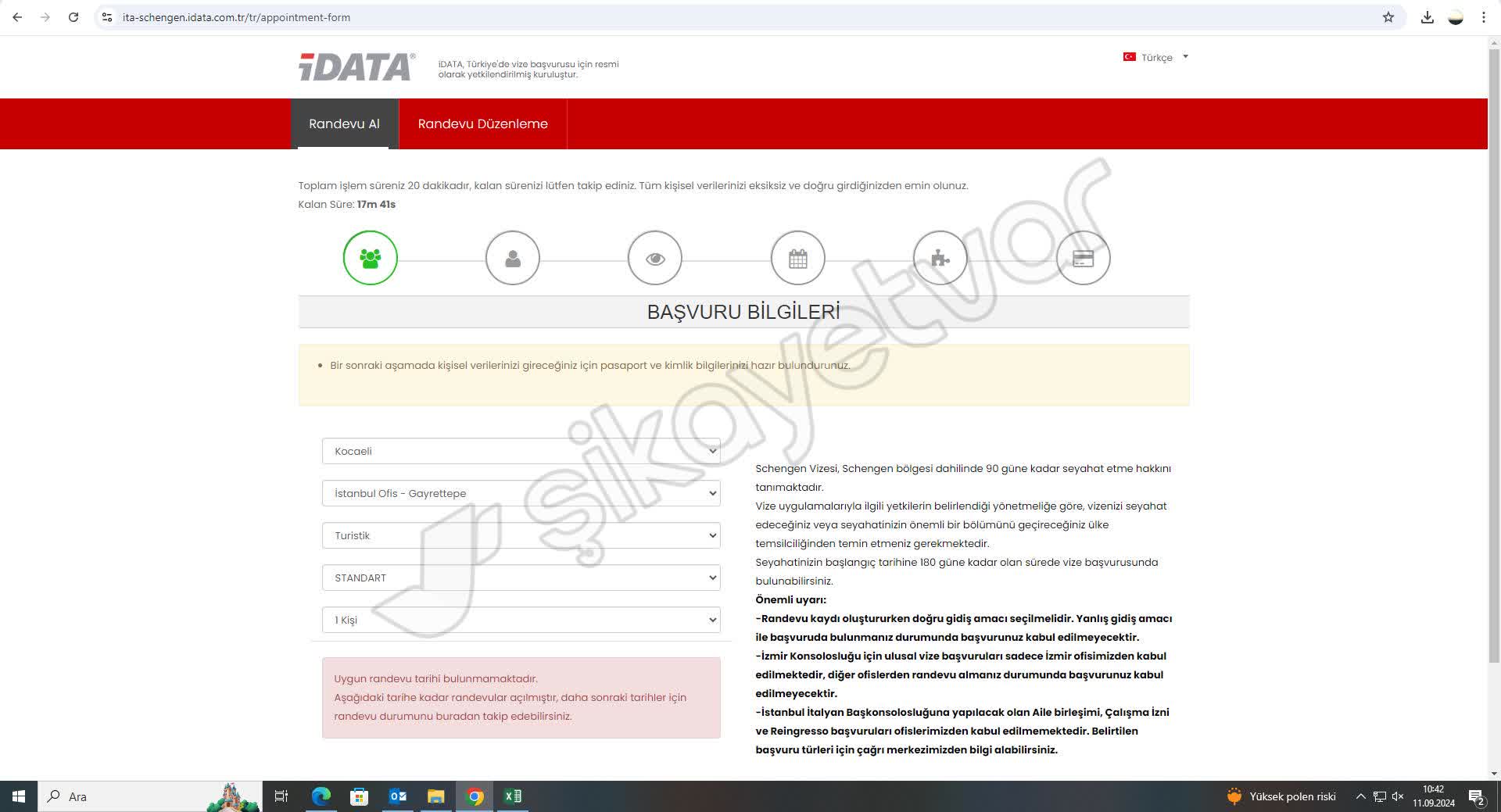 İData Randevu Alamama Sorunu - Şikayetvar