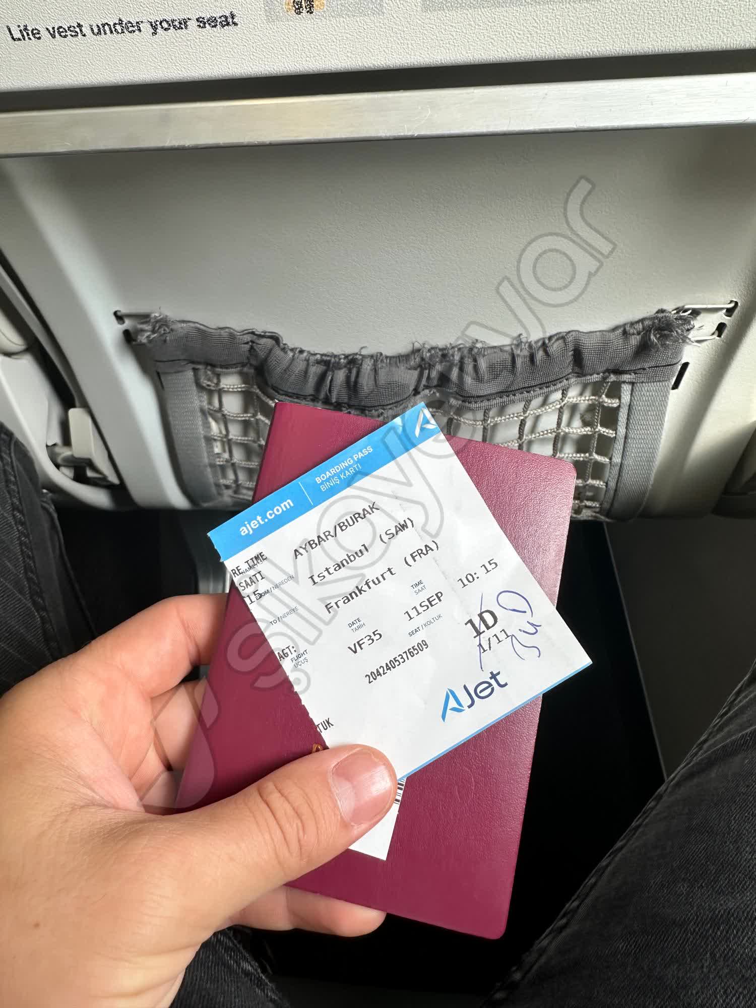 AJet Premium Koltuk Rezervasyonunda Yaşanan Sorun - Şikayetvar