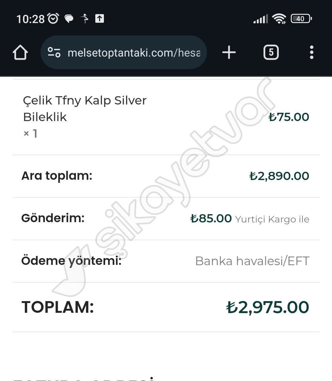 Melse Toptan Takı Melse Toptan Çelik Takı - Şikayetvar