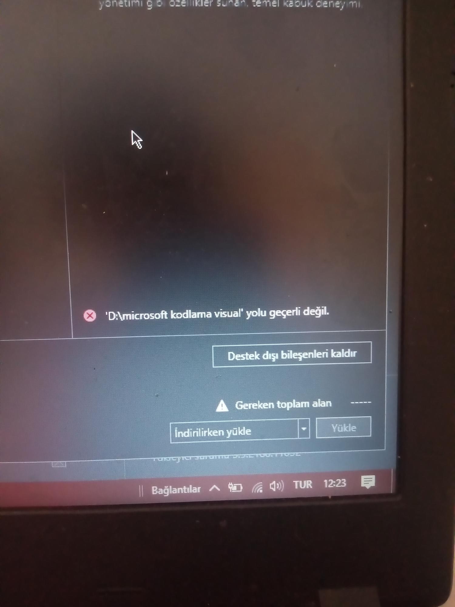 Error de instalación de Microsoft Visual Studio en unidad RAM - Xolvie