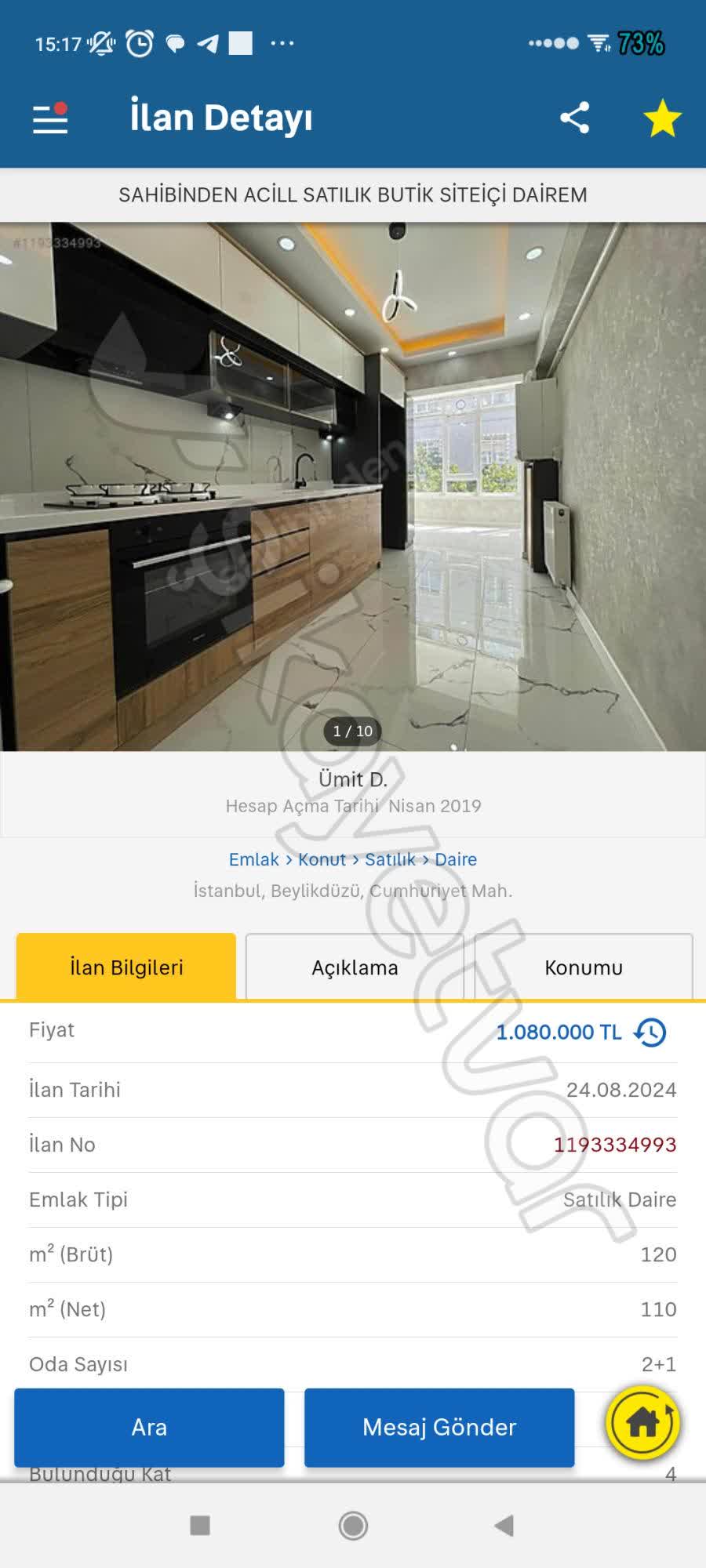 Şahin İnşaat Emlak Yanıltıcı İlan Ve İpotekli Daire Sorunu - Şikayetvar