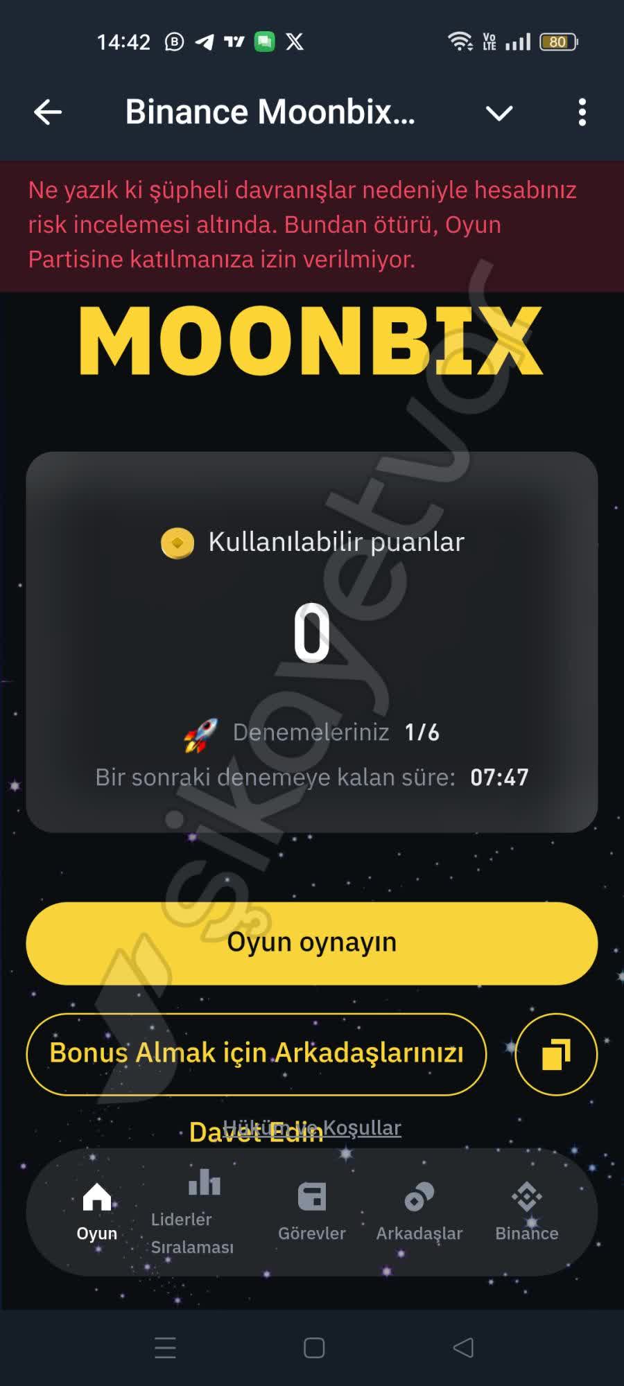 Binance Hesabımda Risk İncelemesi - Şikayetvar