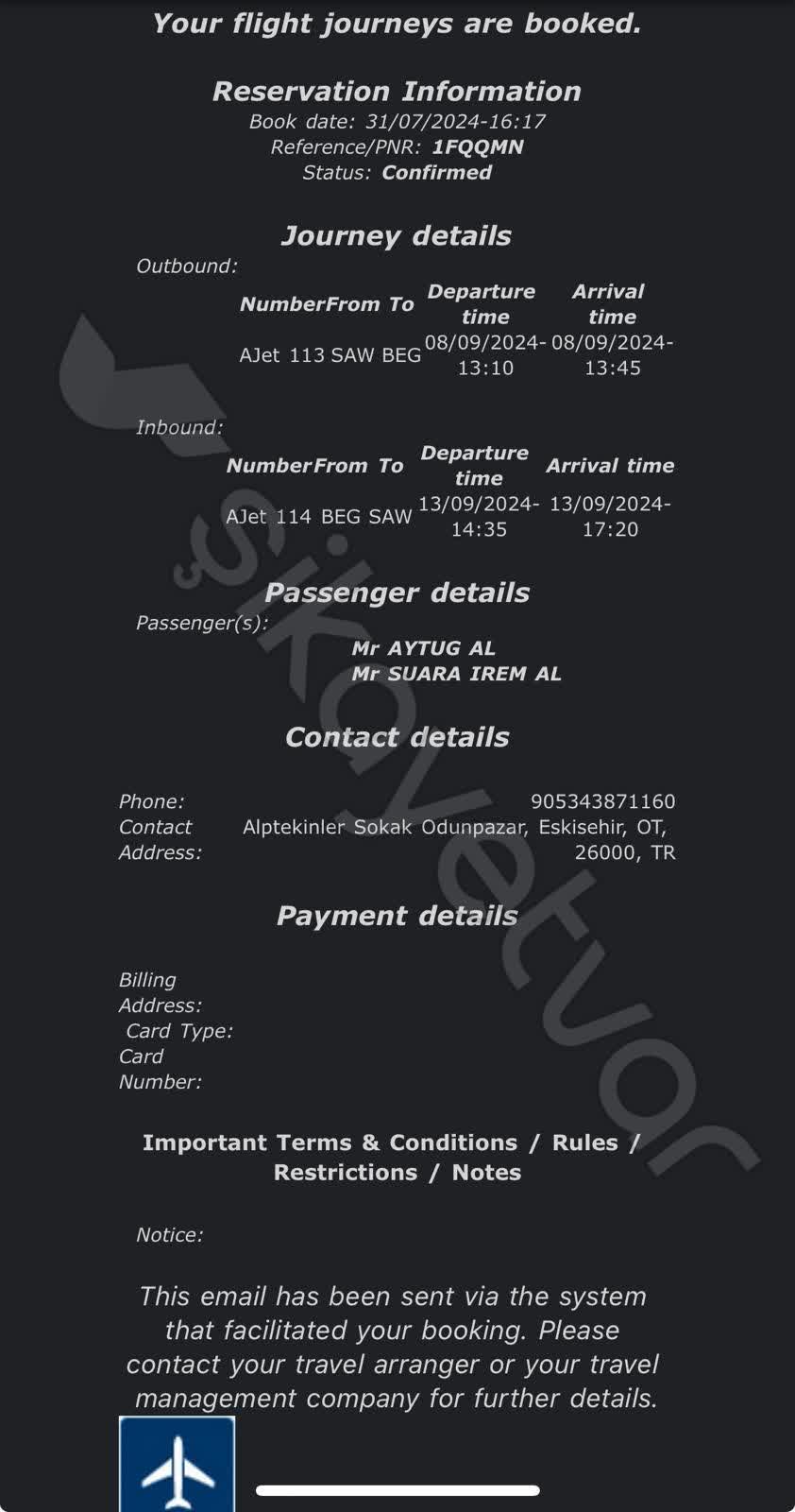 Confusion Over Ticket Cancellation Between eDreams and Ajet – No Resolution for Refund - Xolvie