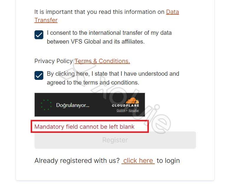 VFS Global Site Won’t Let Me Register for Belgium Visa Due to Mandatory Field Error - Xolvie