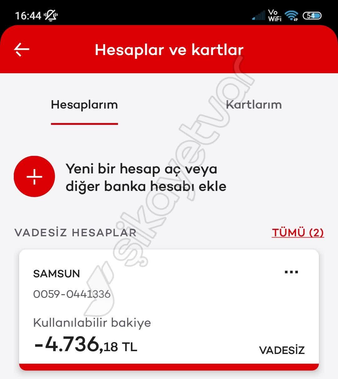 Akbank Hesap Bakiye Yanlışlığı - Şikayetvar