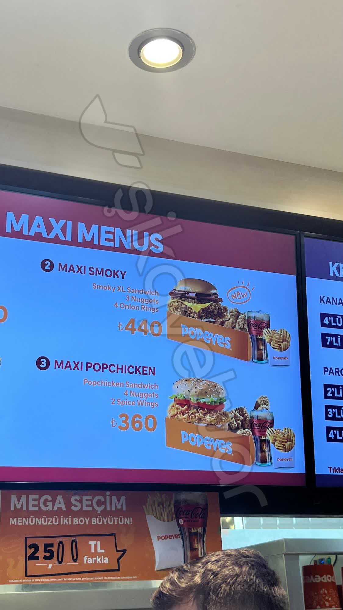 Popeyes Görsellerle Uyuşmayan Maxi Popchicken Menü Deneyimi - Şikayetvar