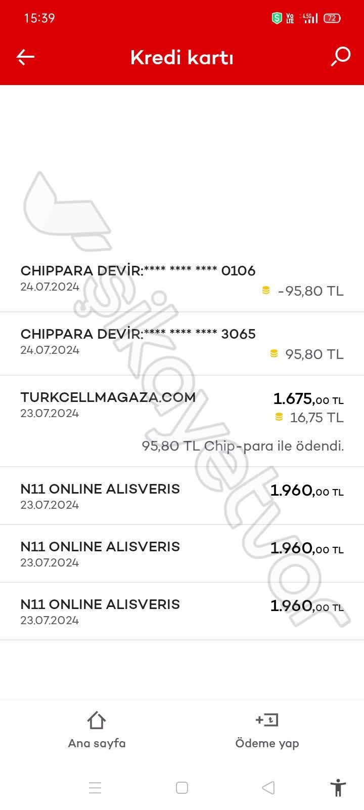 Turkcell Pasaj Güvensiz Hizmet Ve İade Talebi - Şikayetvar
