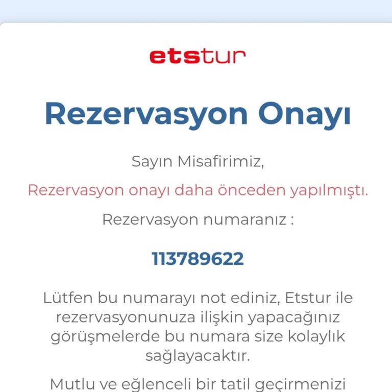 Etstur Hijyen Sorunlarıyla Dolu Kötü Bir Tatil Deneyimi - Şikayetvar