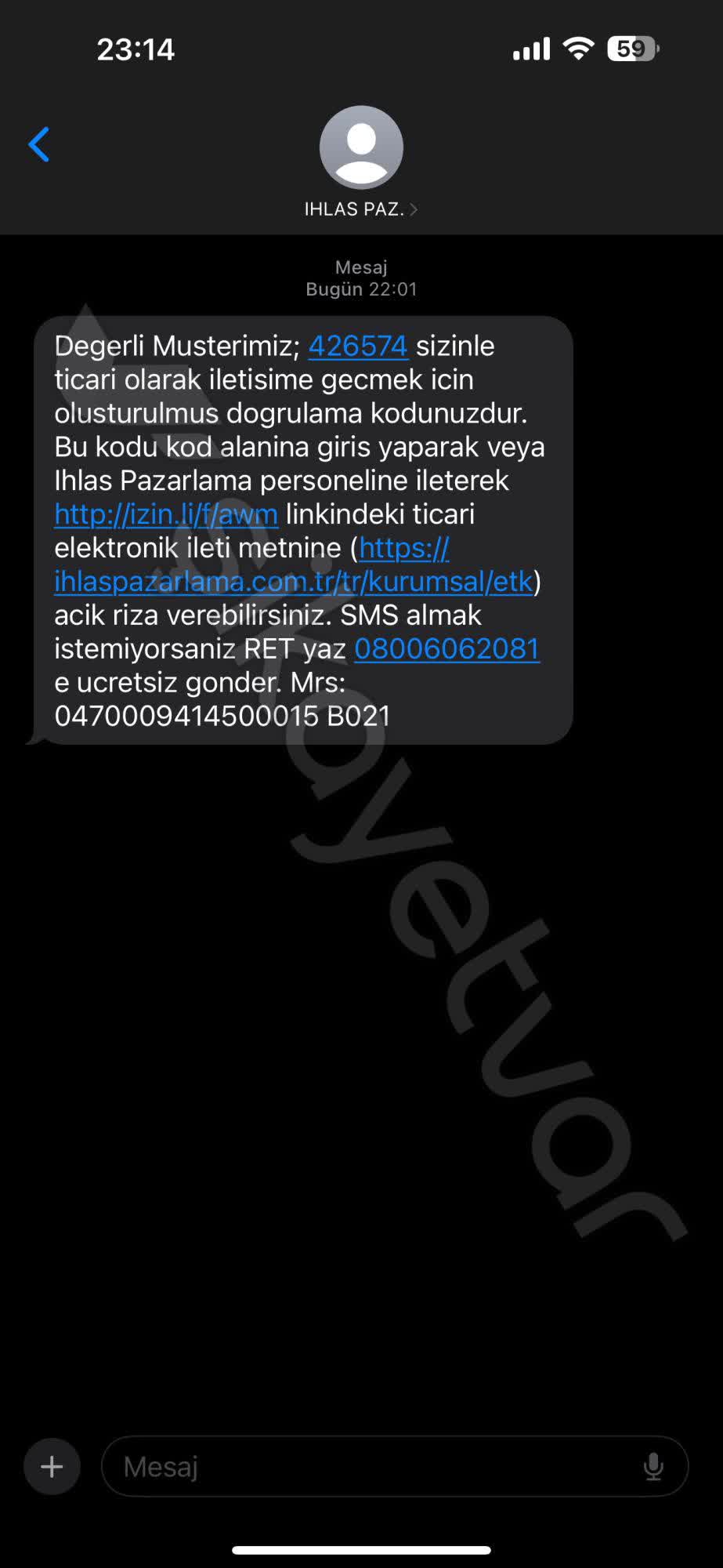 İhlas Ev Aletleri İhlas Pazarlama İle Bir Alakam Yok. Yasal Haklarımı ...