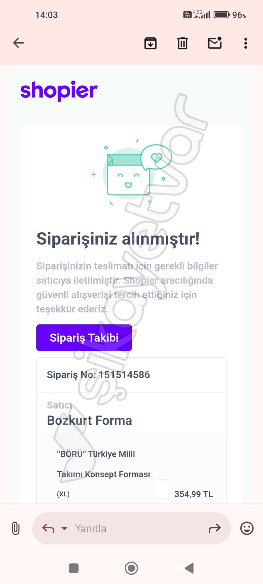 Çözüldü: Shopier Bozkurt Forma Siparişimde İletişim Ve Kargo Sorunu ...