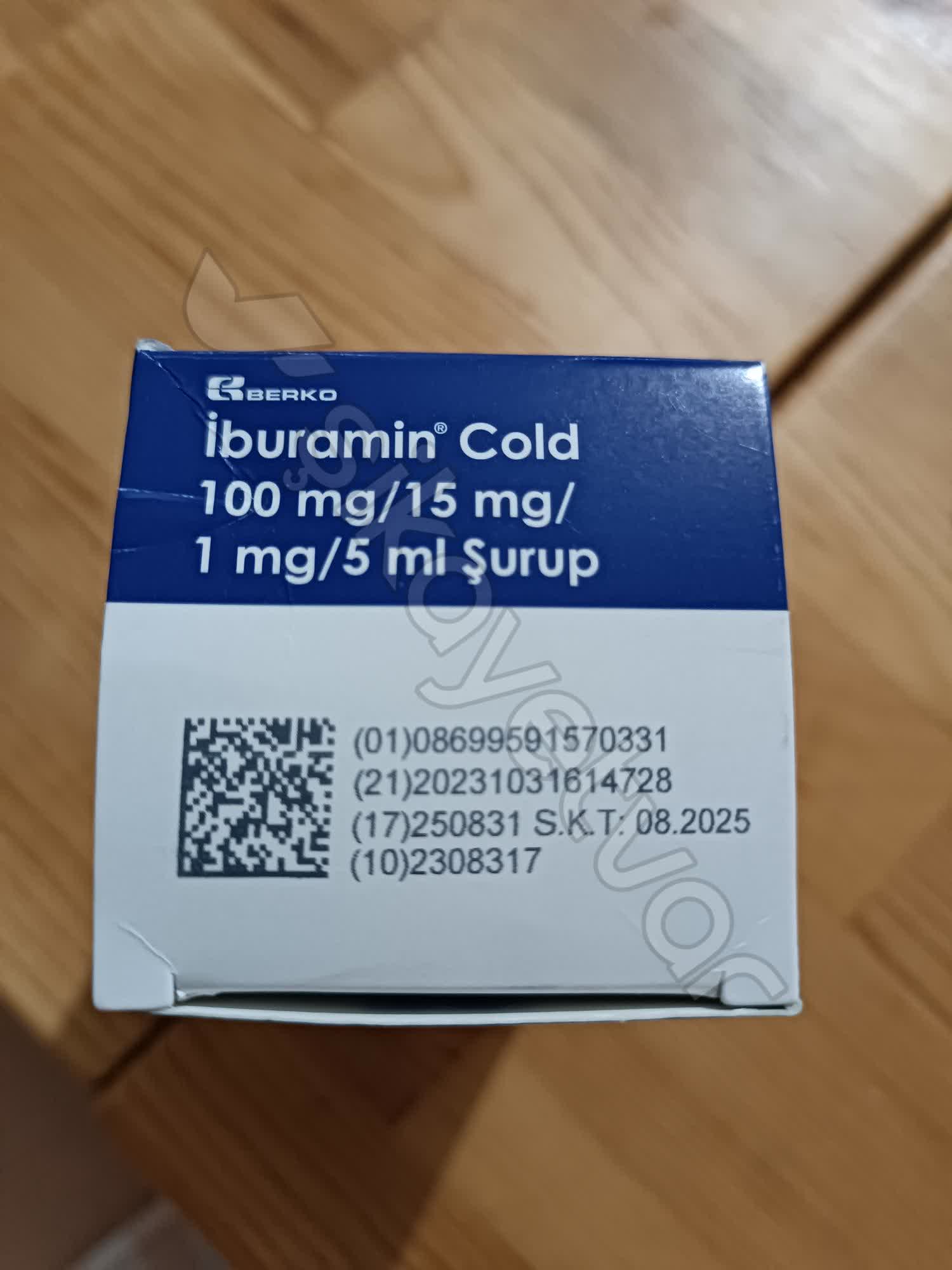 Berko İlaç Berko İburamin Cold Şurup Kötü Tat - Şikayetvar