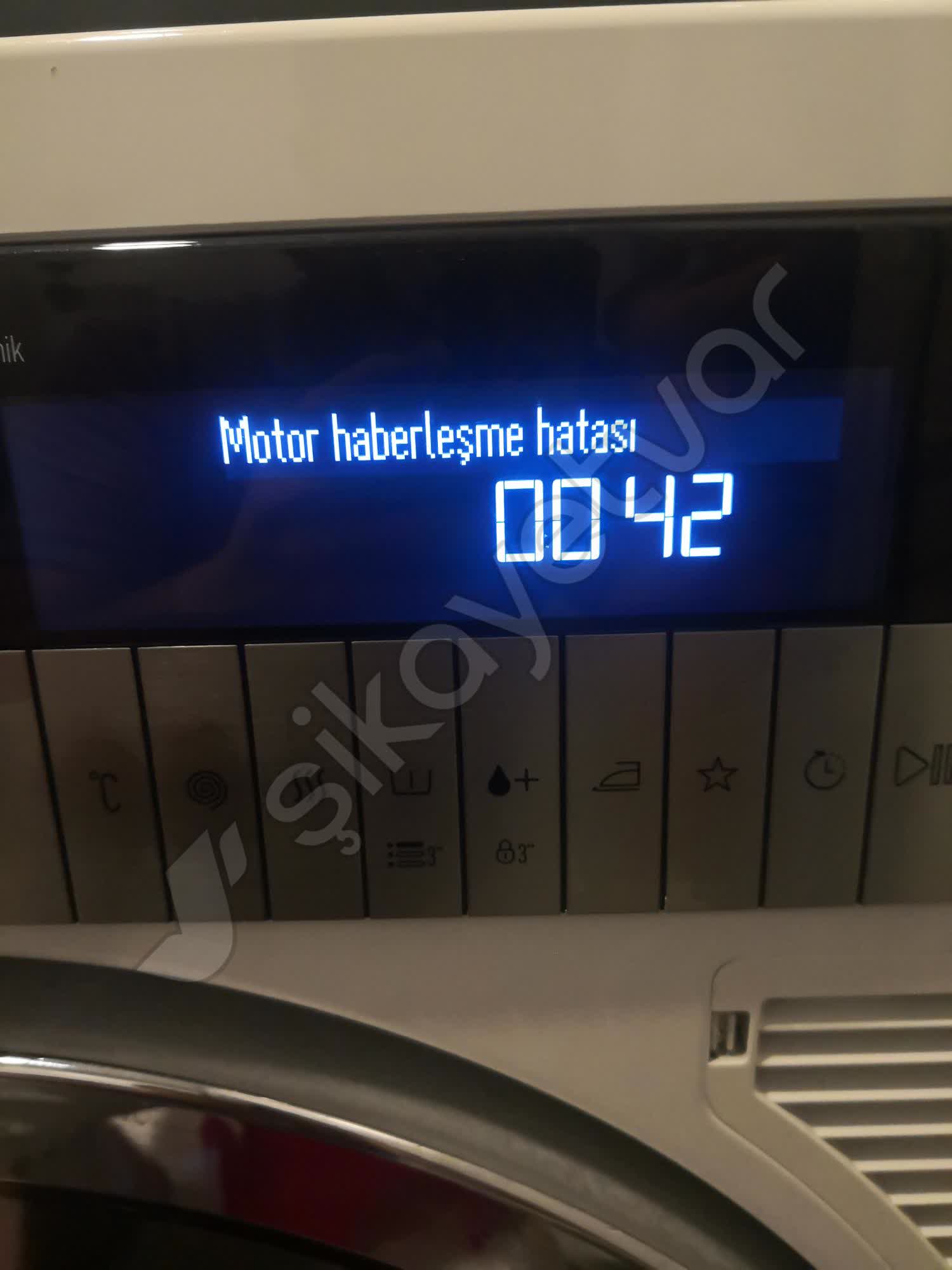 Arçelik Çamaşır Makinesi Motor Hatası ve Çözüm Beklentisi - Şikayetvar