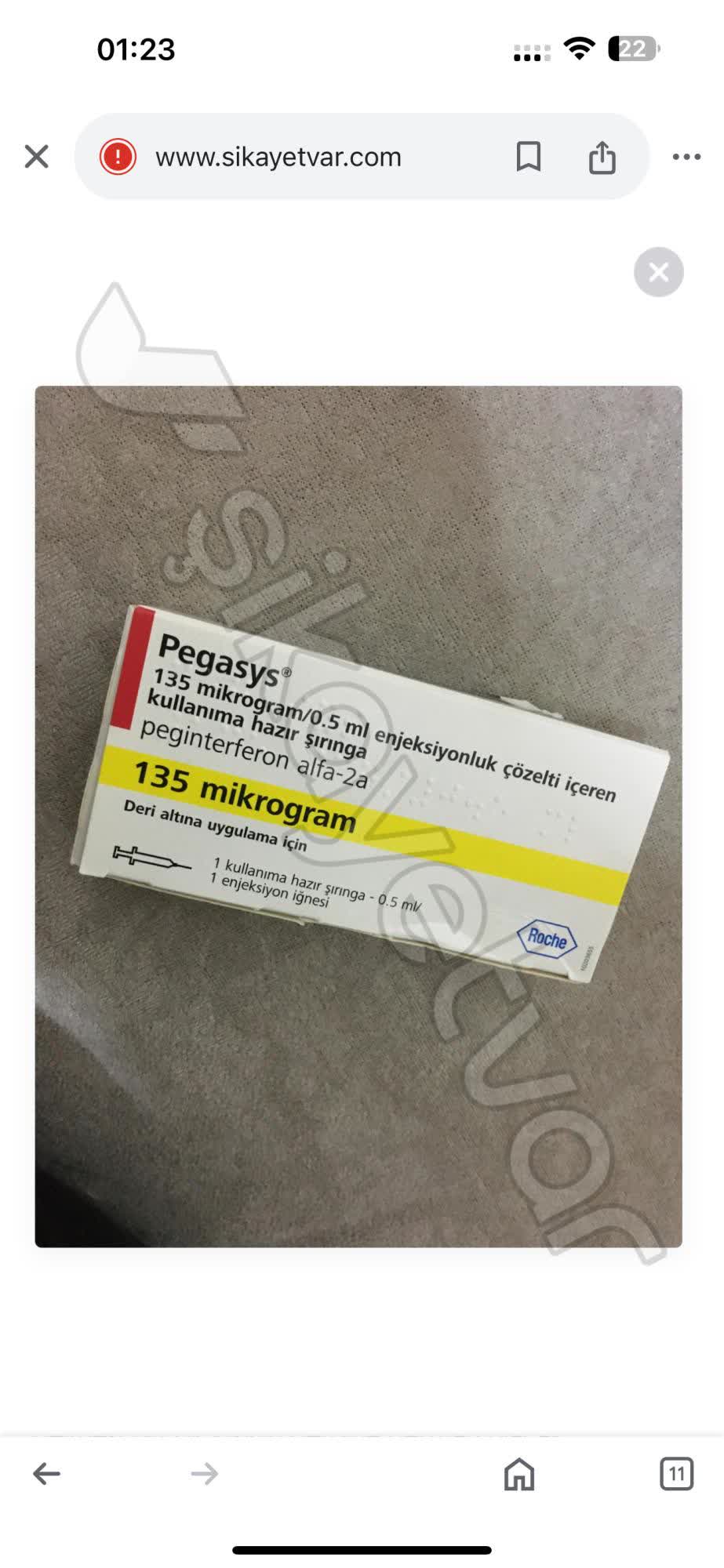 Türk Eczacılar Birliği Pegasys 135 İnterferon Bulunamıyor - Şikayetvar