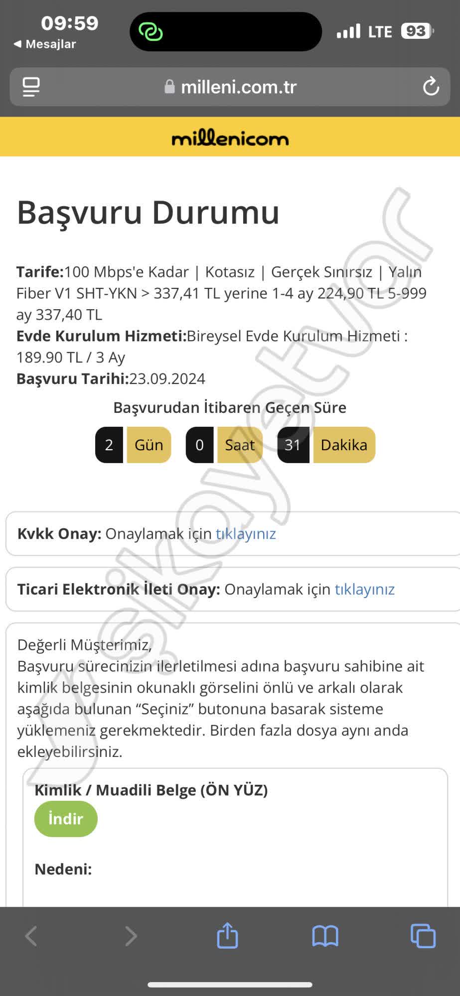 Millenicom Millenicom İnternet Bağlantı Sorunu Ve Gecikme - Şikayetvar