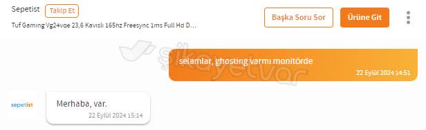 Sepetist (Trendyol) Monitörün Ayıplı Olduğunu Söyledi - Şikayetvar