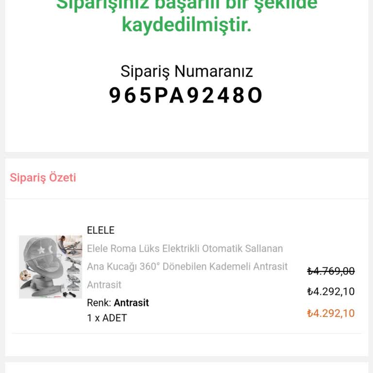 Çözüldü: Elele Baby Elelebaby'den Gelen Arızalı Ürün Ve Yetersiz ...