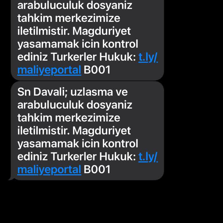 TA UZLASMA (SMS) Ta Uzlaşma Ve Arabuluculuk Dosyası Hk. - Şikayetvar