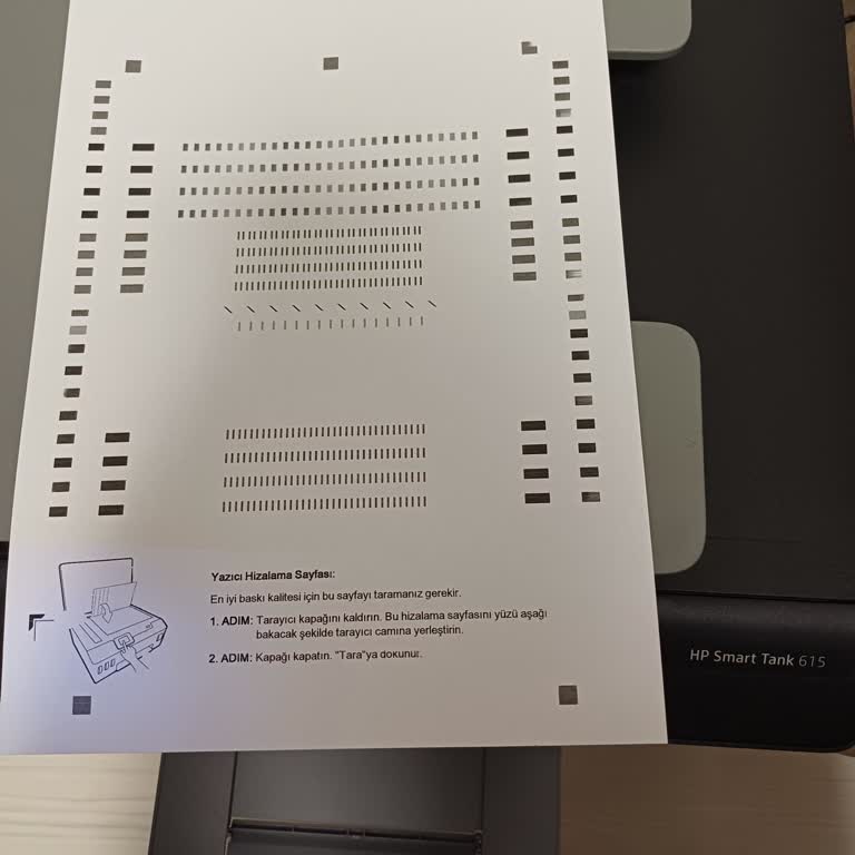 HP Smart Tank 615 Mavi Renk Yazmama Sorunu - Şikayetvar