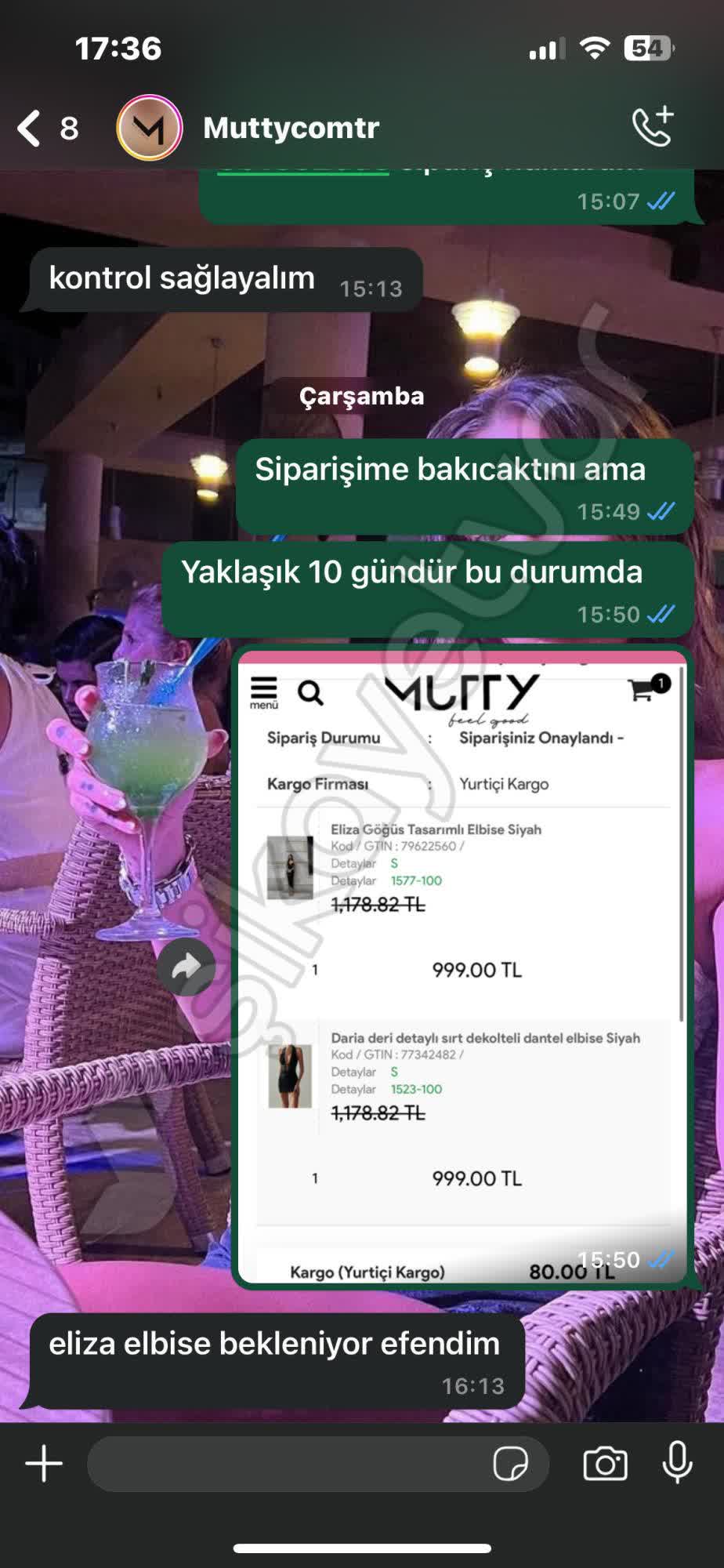 Mutty 15 Gün Oldu Sipariş Vereli Daha Hala Siparişim Onaylı Üstelik - Şikayetvar