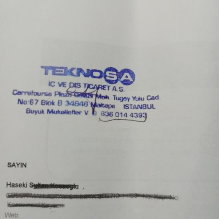 Teknosa'nın Fatura Teslim Etmemesi - Şikayetvar
