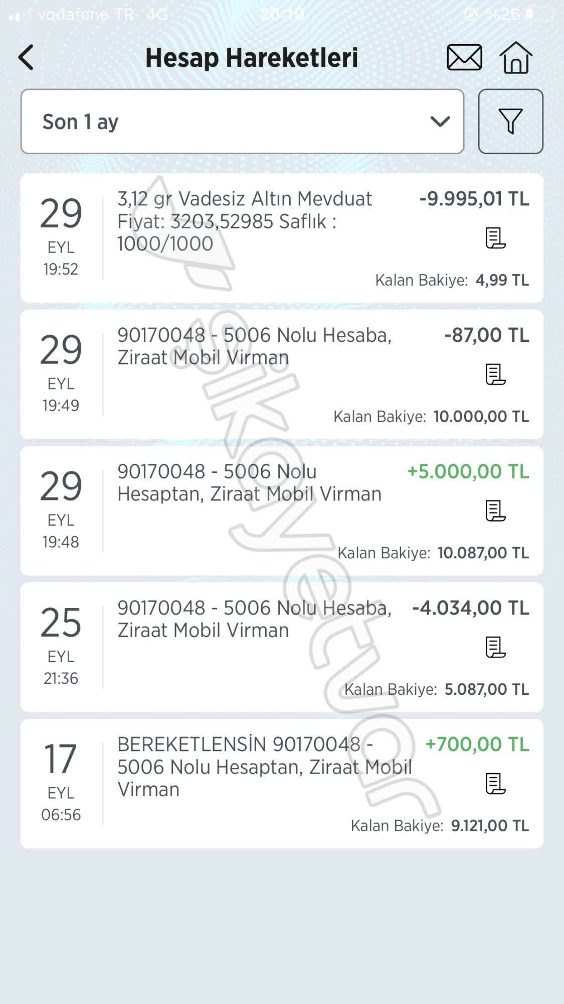 Ziraat Bankası Ziraat Mobil Kesinti - Şikayetvar